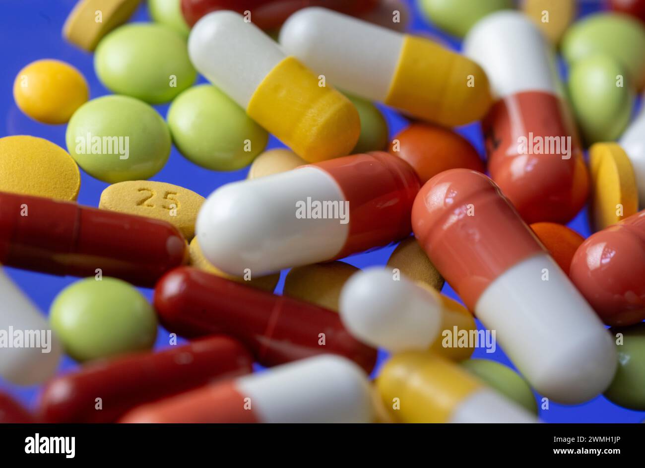 Leipzig, Germany. 26th Feb, 2024. Various tablets, capsules and coated ...