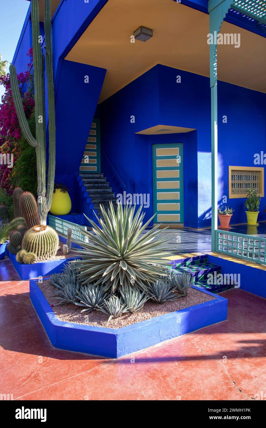 North Africa Morocco Marrakech Marrakesh Yves Saint Laurent garden ...