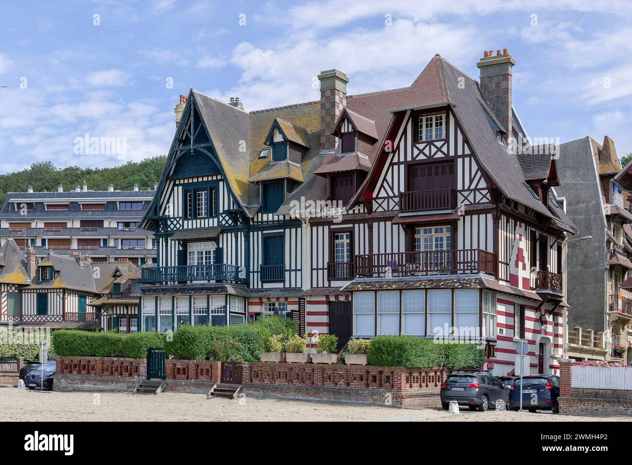 Trouville-sur-Mer, France - The Seaside Villas built between 1860 and ...