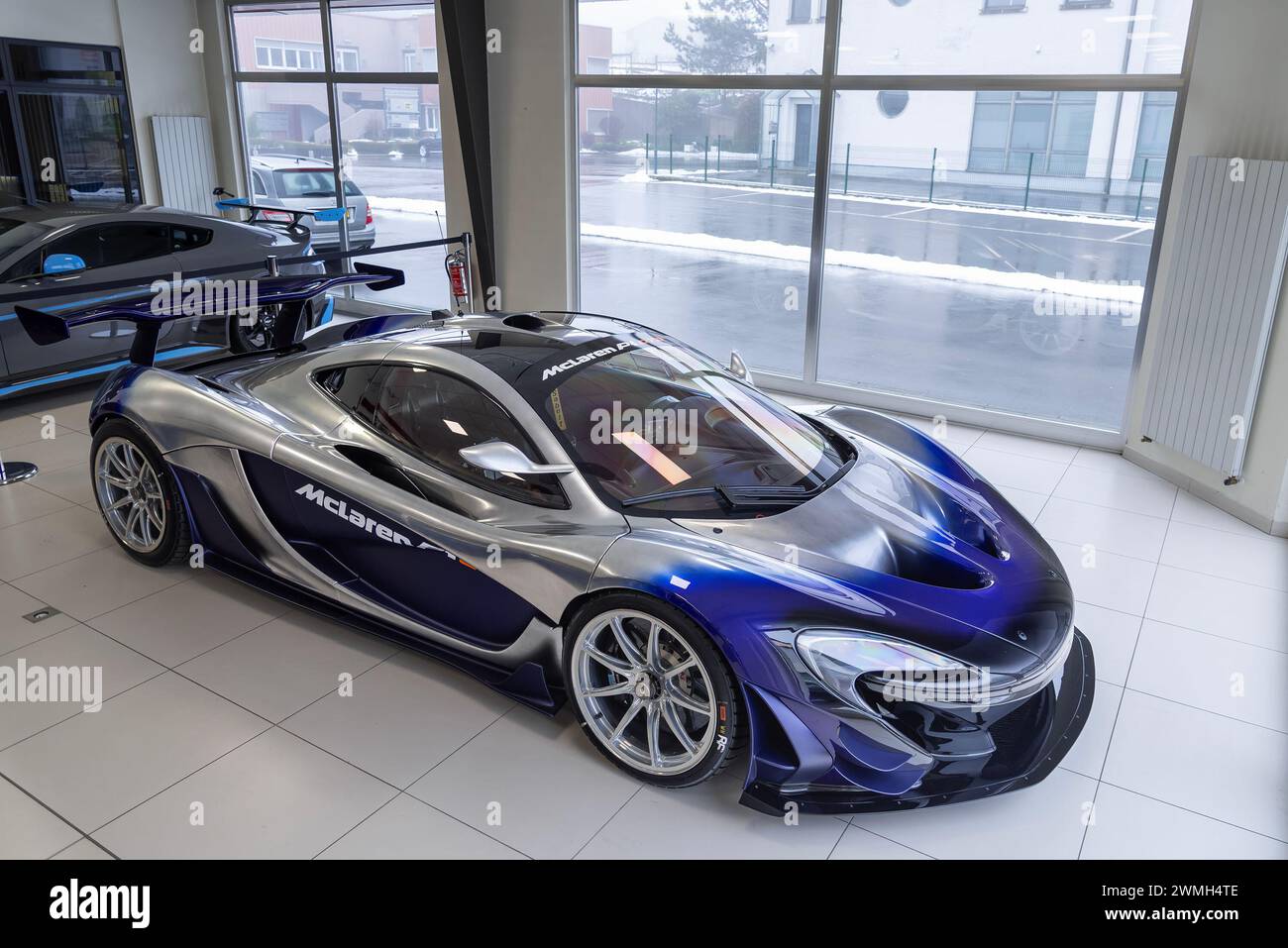 Luxembourg City, Luxembourg - Focus on a Lantana Purple and F1 Liquid ...