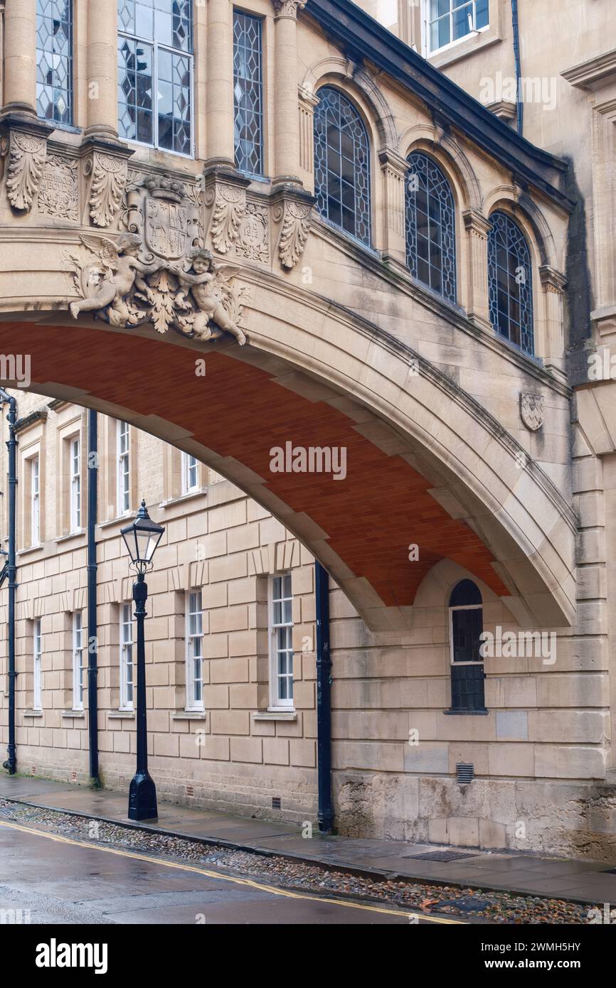 Hertford Bridge, better known as the Bridge of Sighs, at Oxford ...