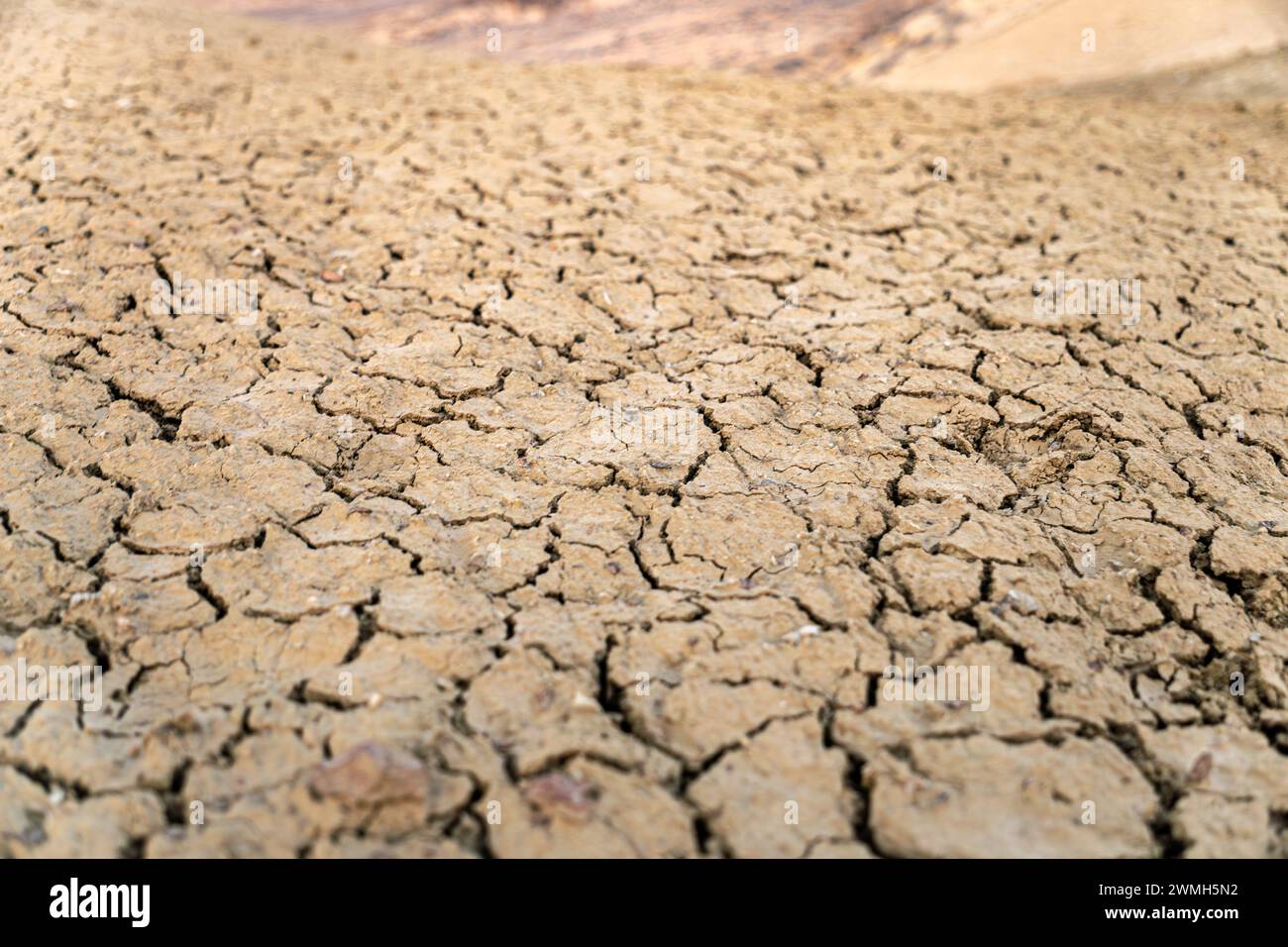 Land destroyed by erosion and global warming - ecological issues ...