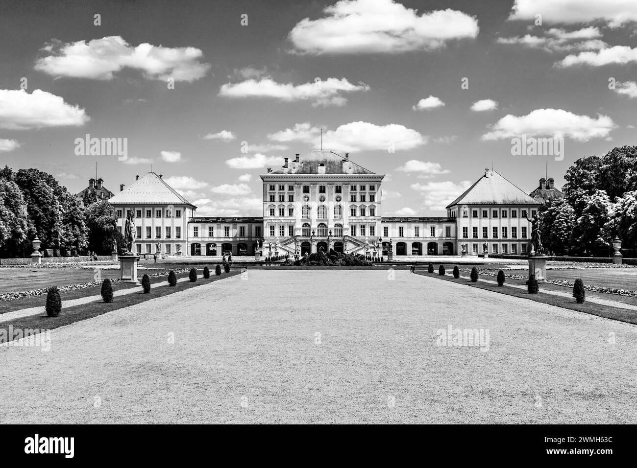 Royal park nymphenburg Black and White Stock Photos & Images - Alamy