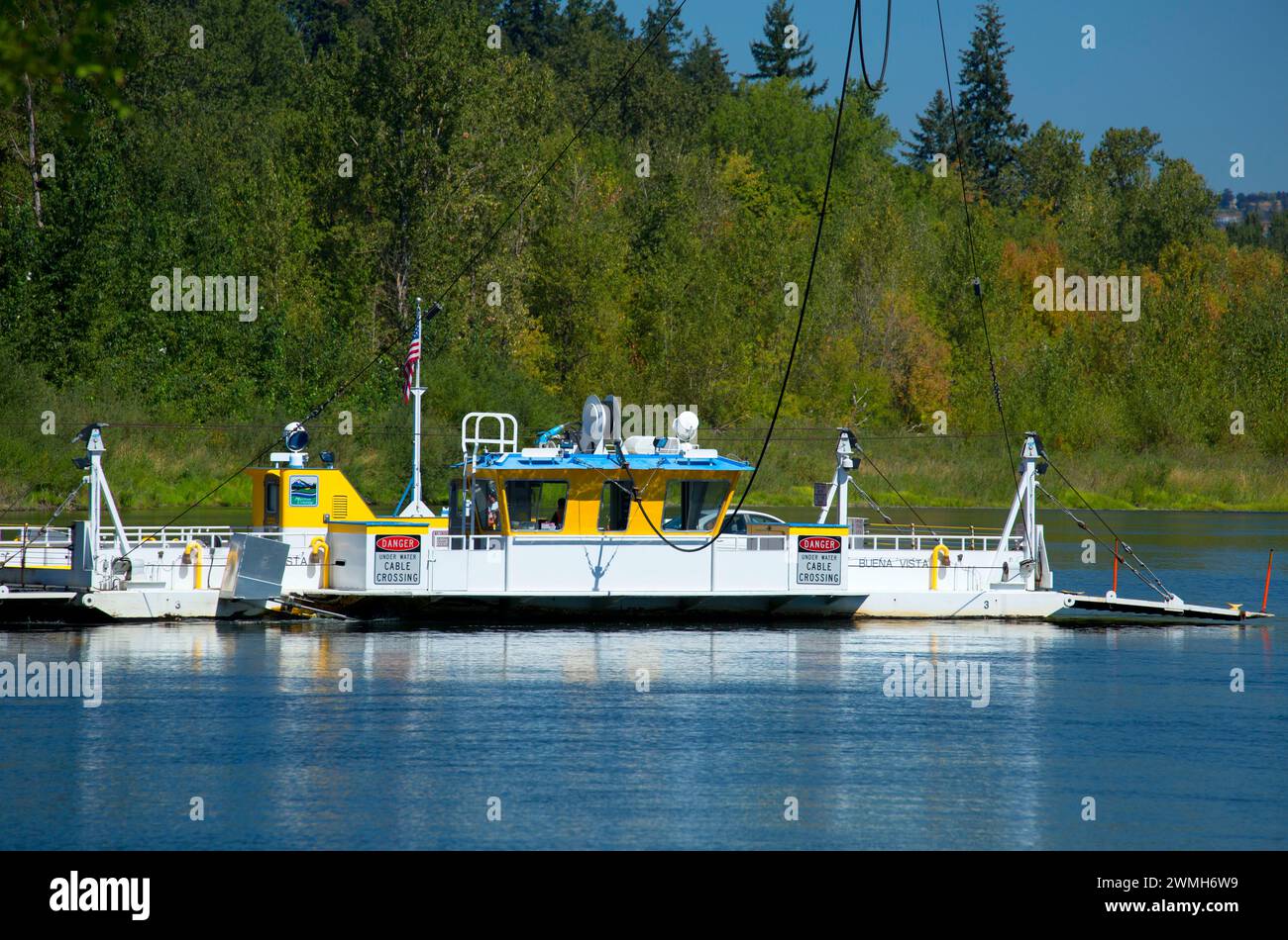Buena Vista Ferry, Buena Vista Park, Willamette River Greenway, Oregon ...