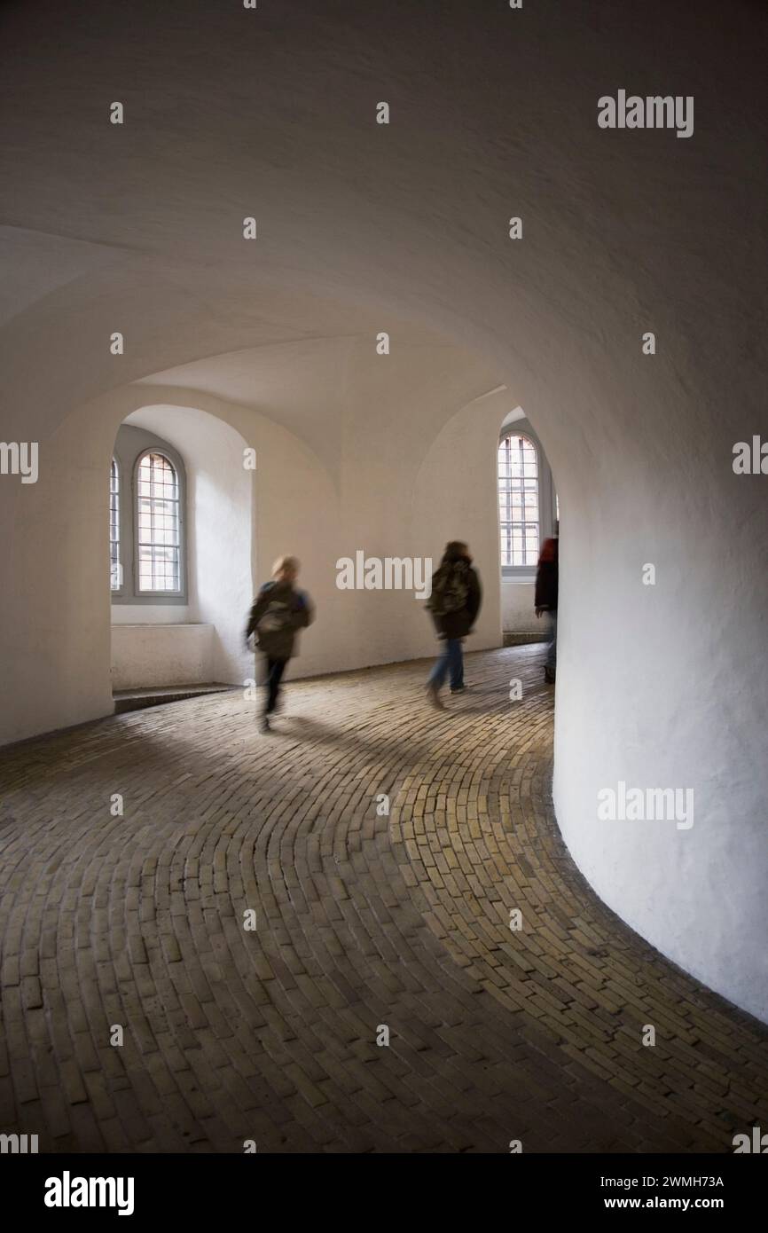 The famous medieval round tower, Copenhagen Stock Photo - Alamy