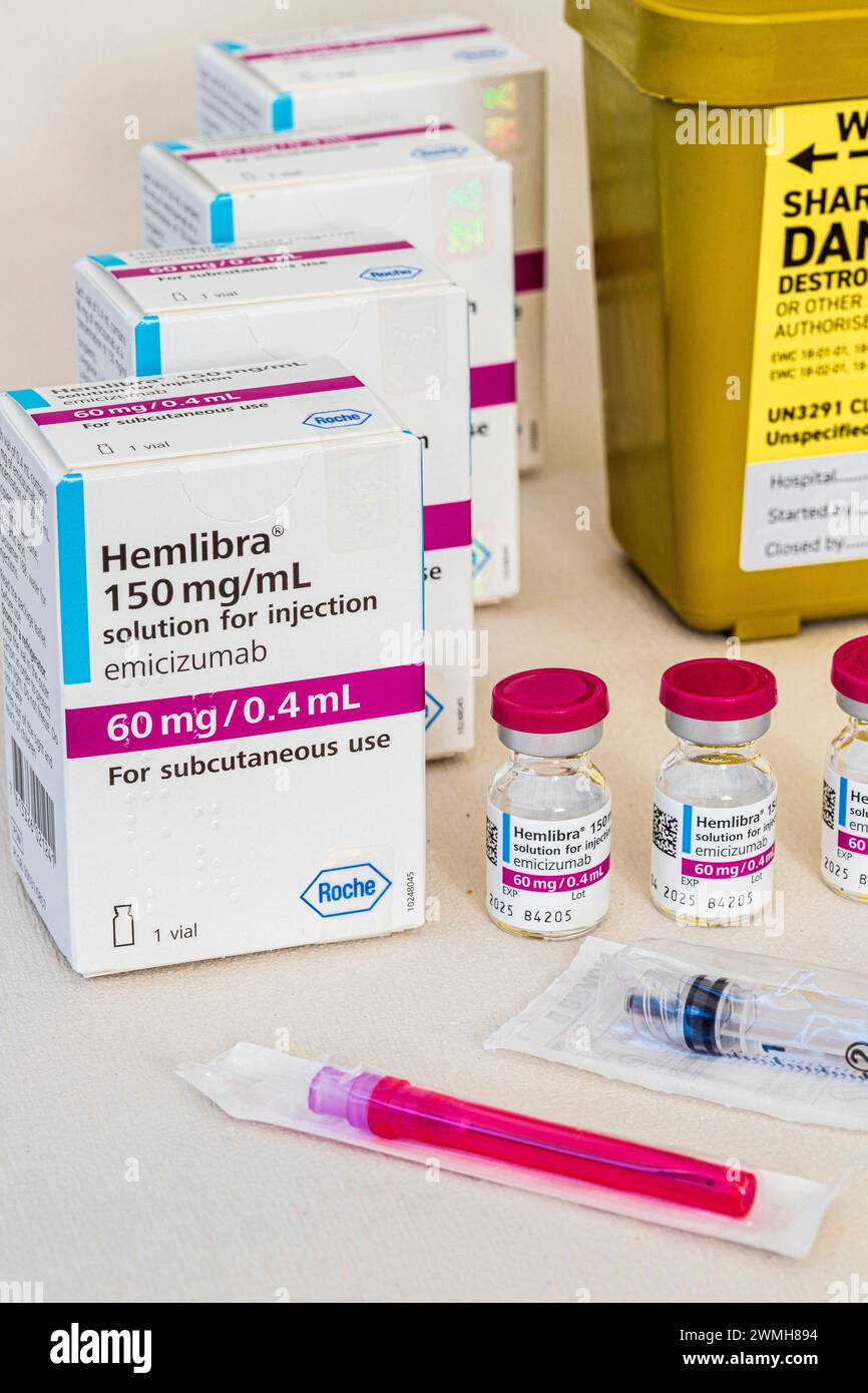 Emicizumab, sold under the brand name Hemlibra, is a humanized ...