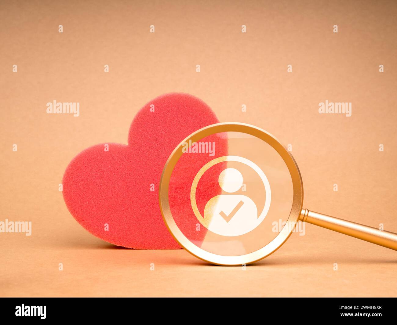 Love match, couple finding, matching partners online concept. Human ...