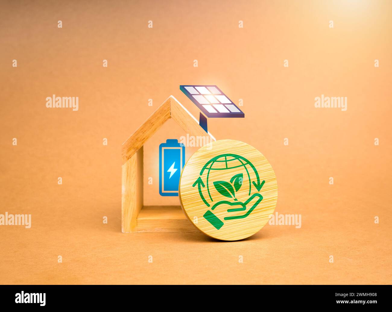 Sustainability at Home, earth care, environment responsibility concepts ...