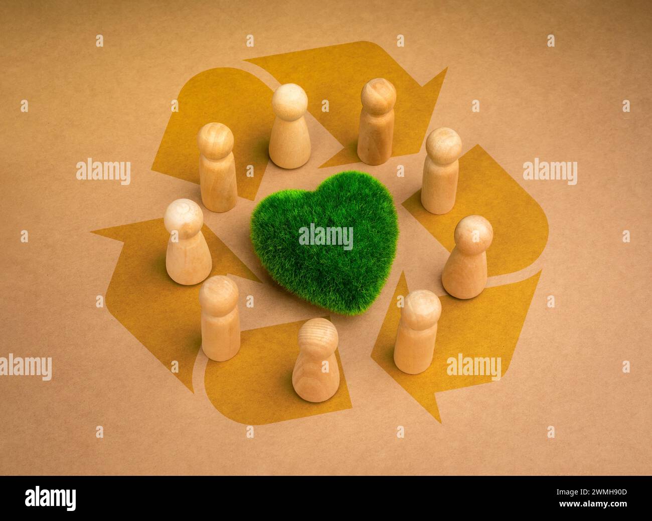 Recycle, revitalizing volunteer group, cooperation community eco ...