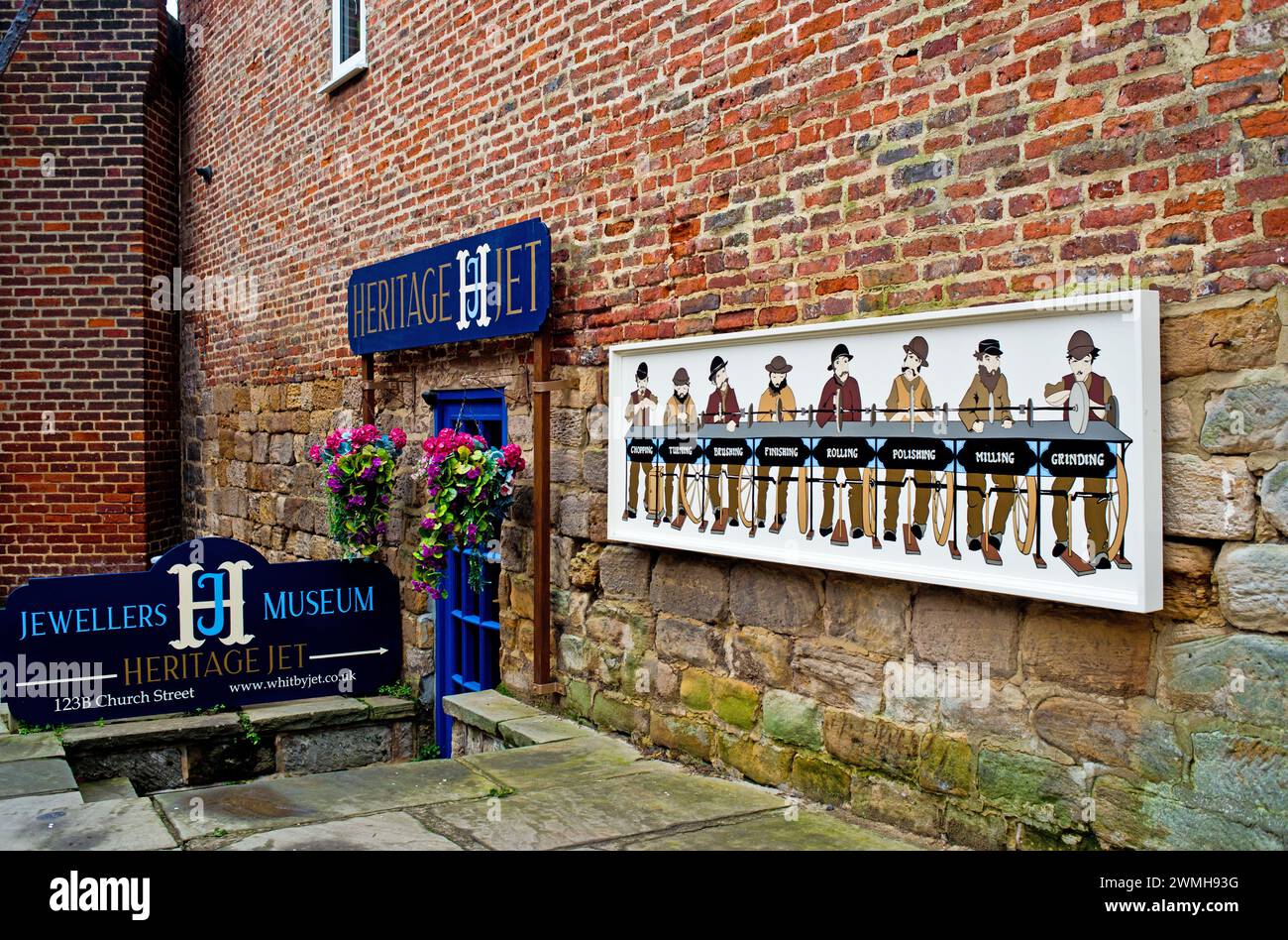 Heritage Jet Museum, Whitby, North Yorkshire, England Stock Photo - Alamy
