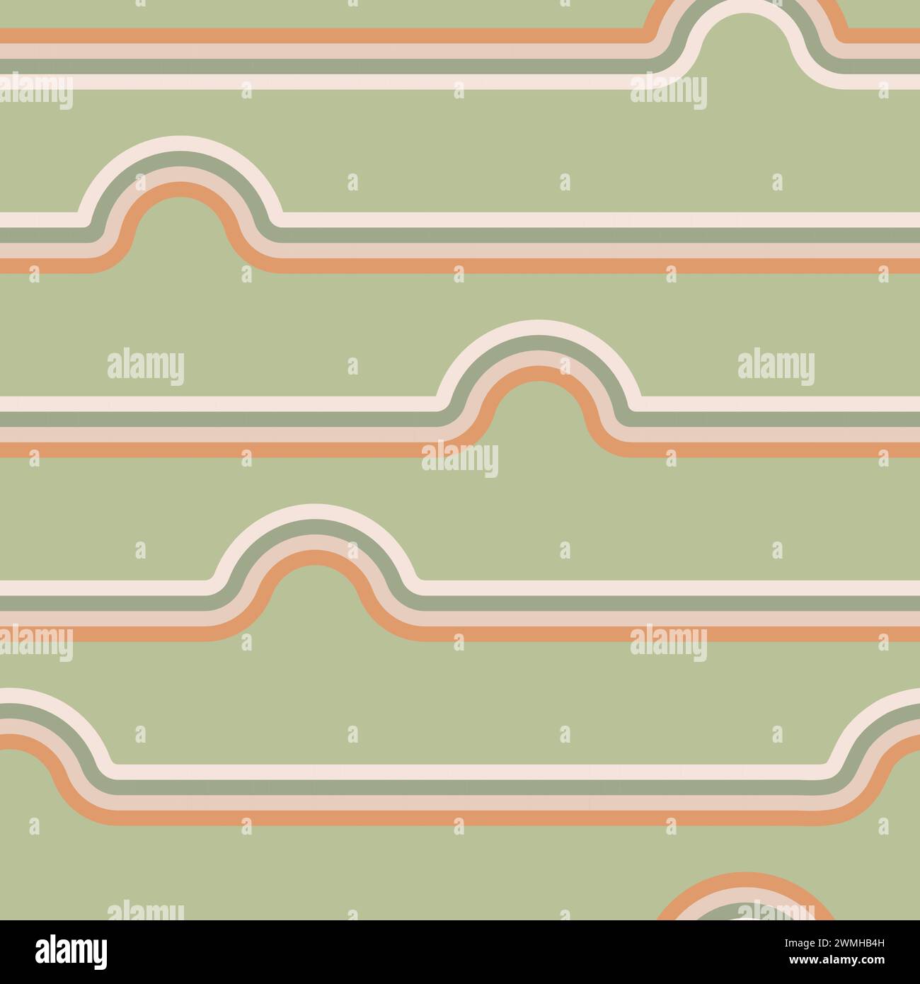 Pastel rainbow stripes seamless vector pattern, great for kids, baby ...