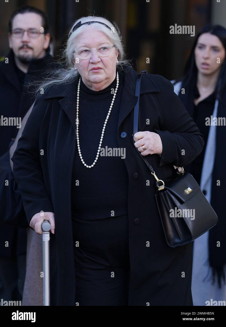 Margaret Caldwell mother of Emma Caldwell leaving Glasgow High Court ...