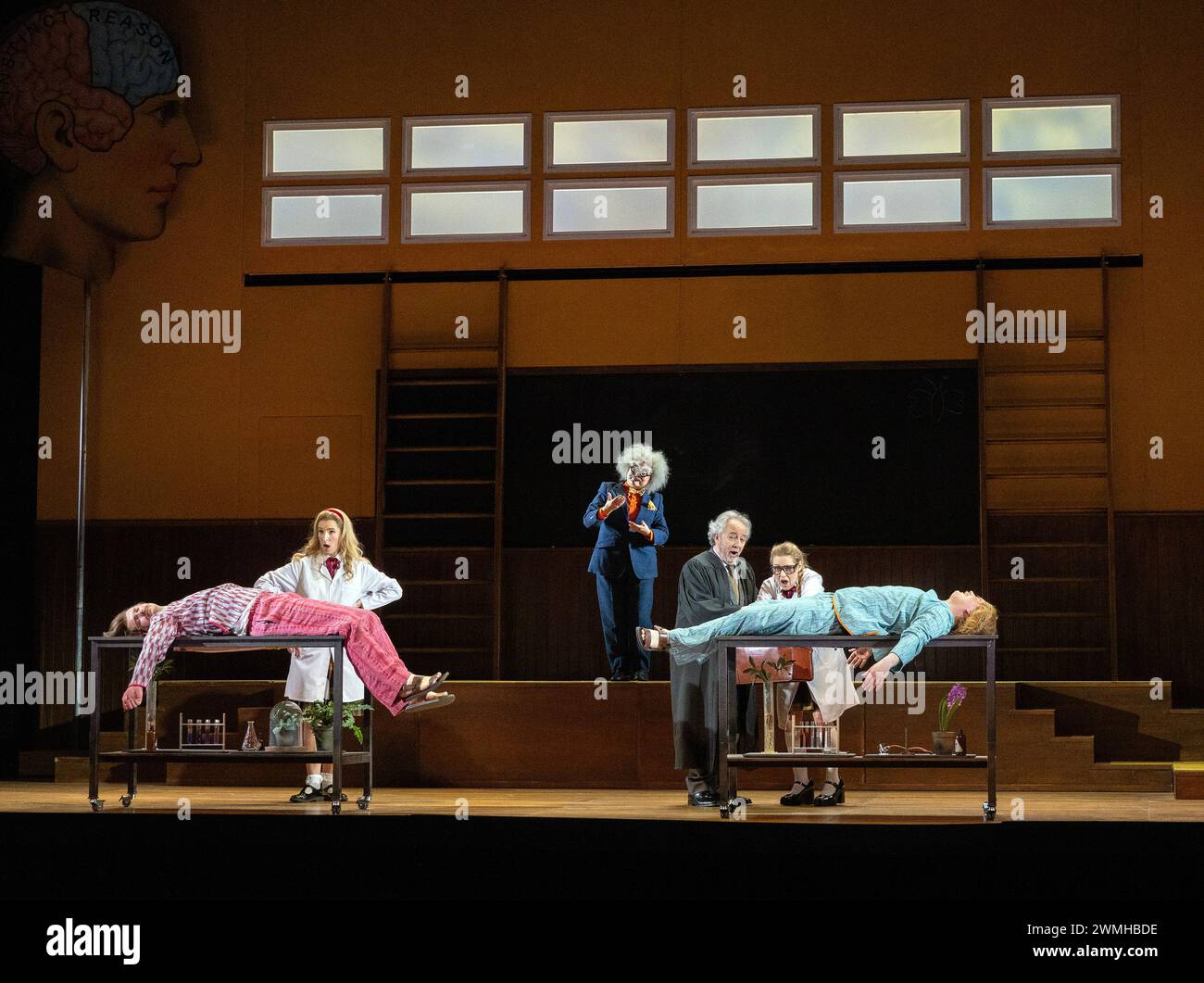 l-r: James Atkinson (Guglielmo), Kayleigh Decker (Dorabella), Rebecca ...