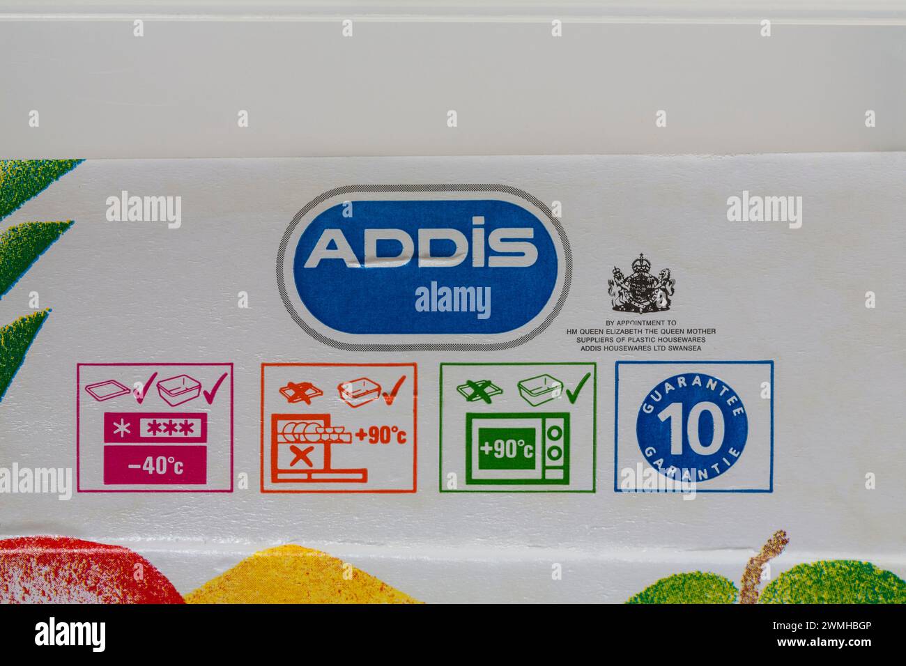 freezer dishwasher and microwave symbols with detail on Addis plastic ...