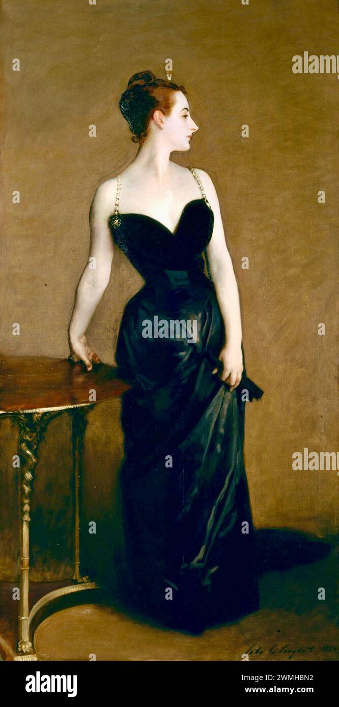 John Singer Sargent Portrait of Madame X - 1884 Stock Photo - Alamy