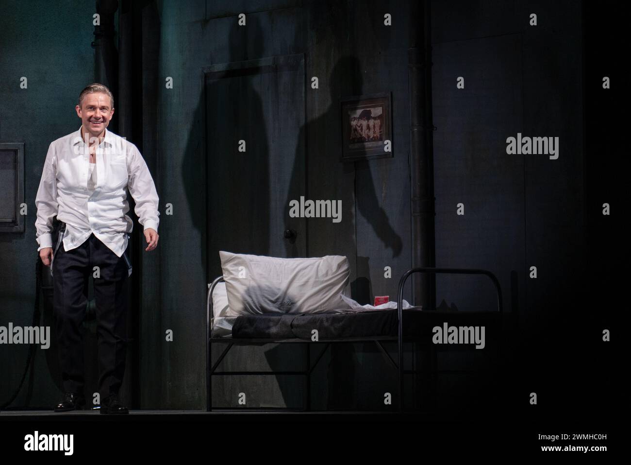 ACTOR MARTIN FREEMAN, PINTER PLAY, LONDON, 2019: Martin Freeman in the ...