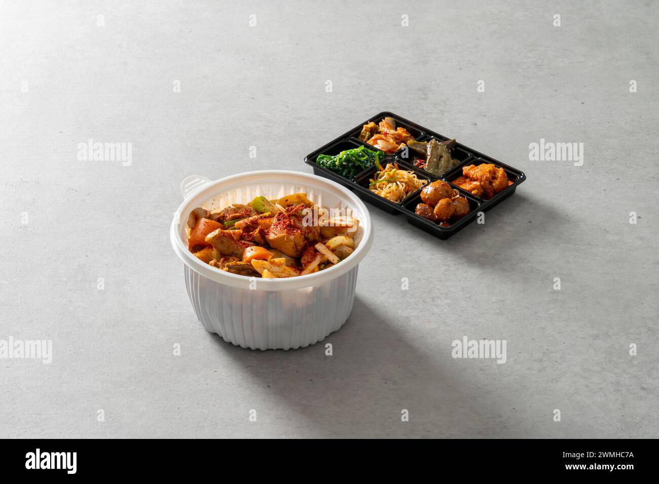 Chicken Stew Korean food dish Duck Bulgogi stir-fried spicy pork ...