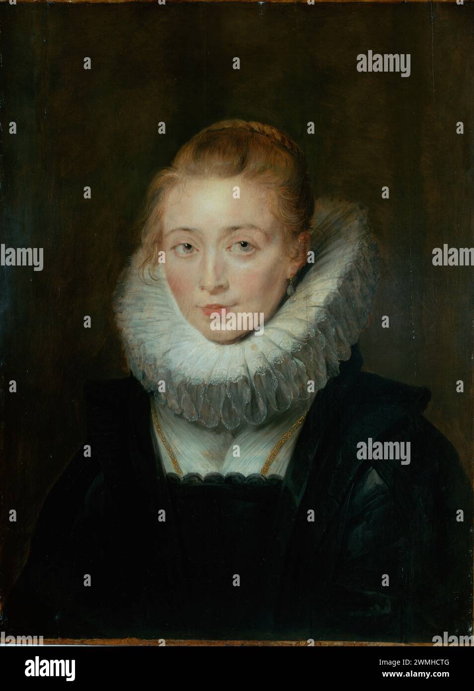 Portrait of Lady-in-Waiting to the Infanta Isabella (Portrait of Clara ...