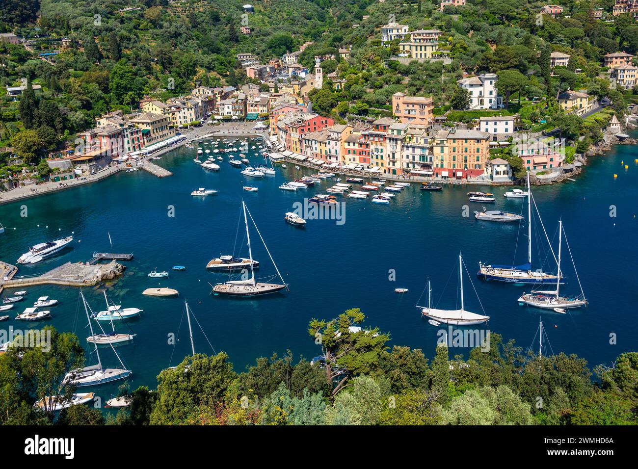 Portofino view hi-res stock photography and images - Alamy
