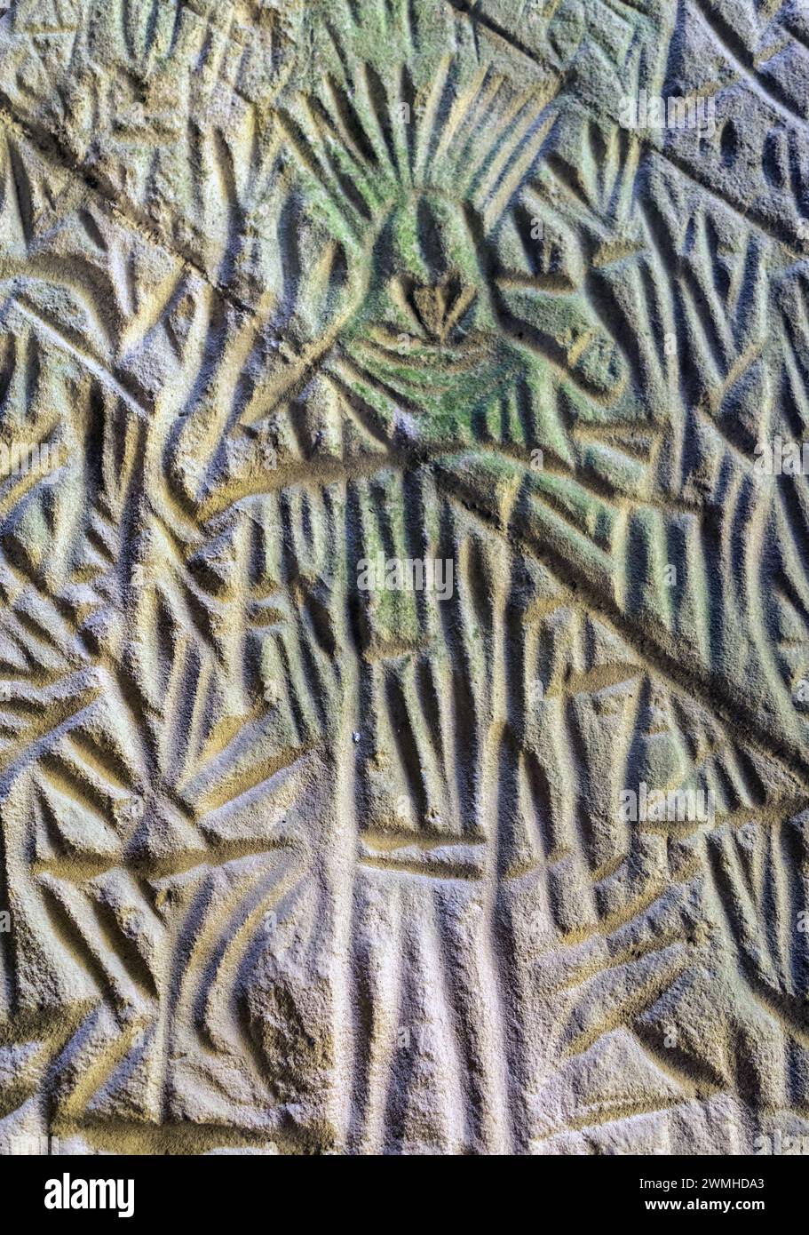 Neolithic Carvings in Edakkal Caves in Wayanad Kerala Southern India ...