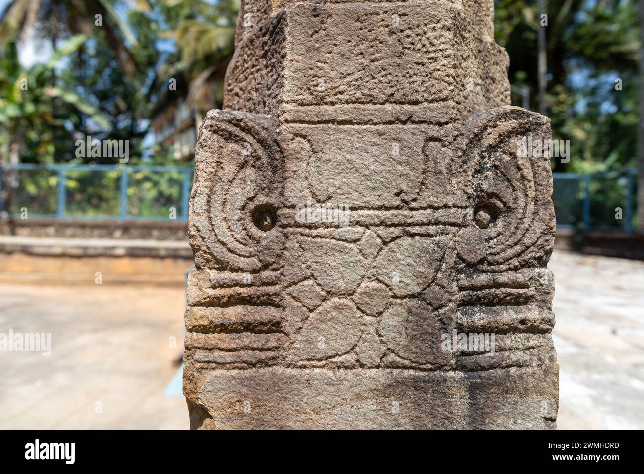 Carvings in The Ancient Jain Temple in Sultan Bathery Wayanad Kerala ...