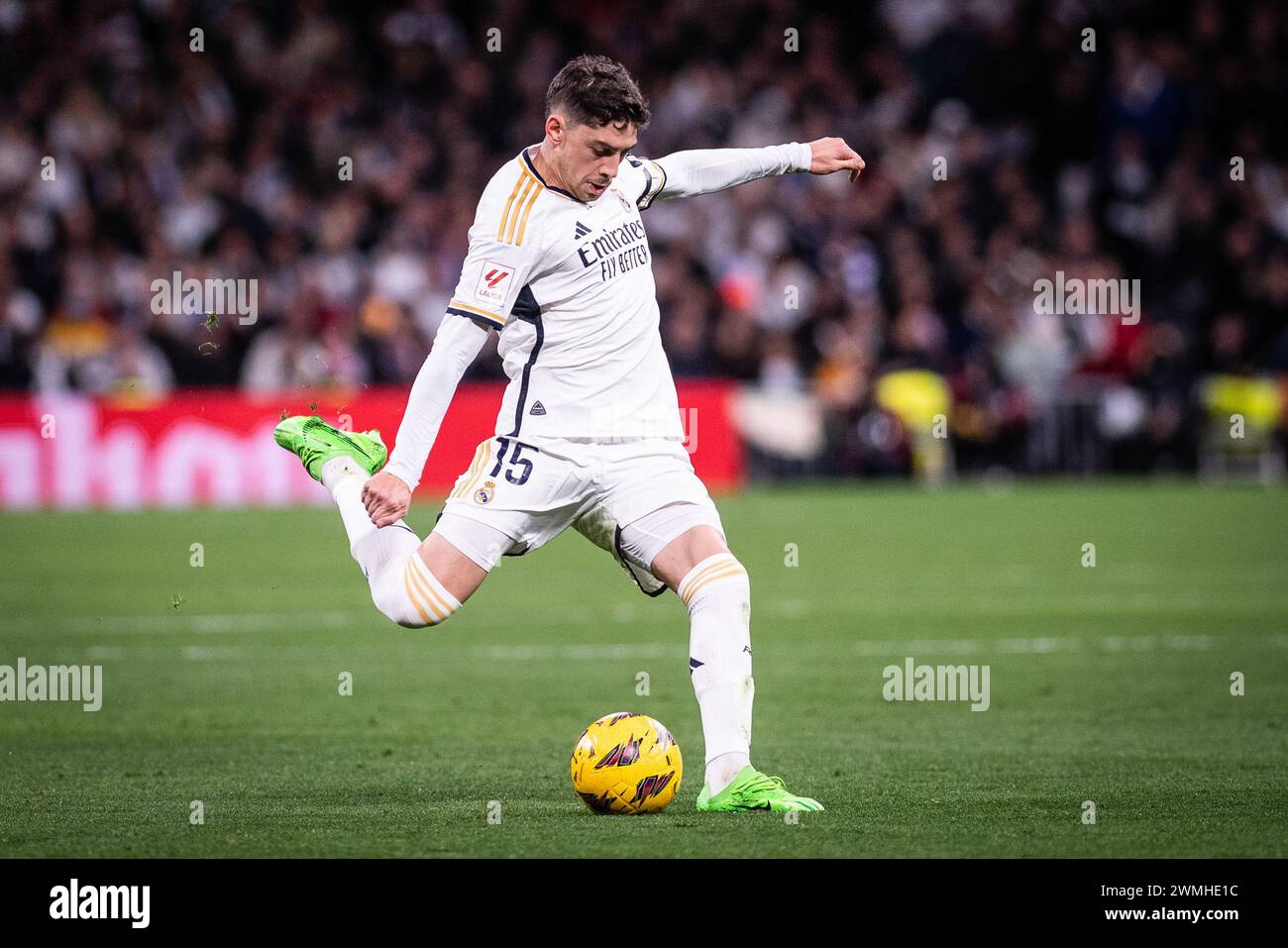 25th February 2024; Santiago Bernabeu Stadium, Madrid, Spain, Spanish ...