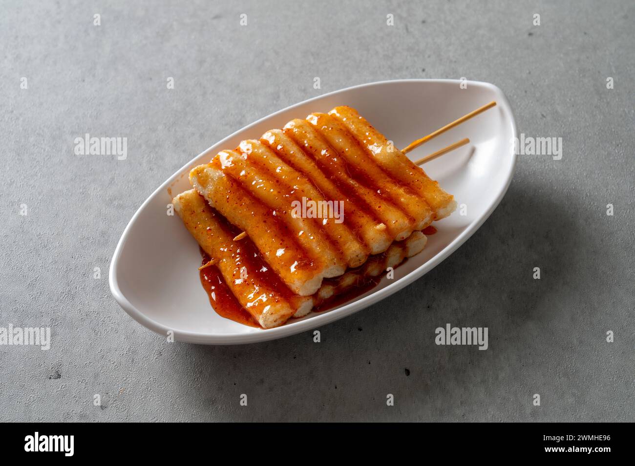 Fish cake, sundae, pork cutlet, tteokbokki, rice cake skewers Stock ...