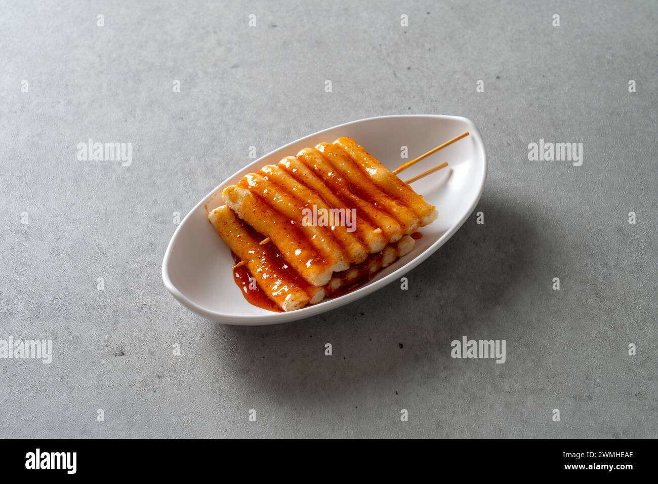 Fish cake, sundae, pork cutlet, tteokbokki, rice cake skewers Stock ...