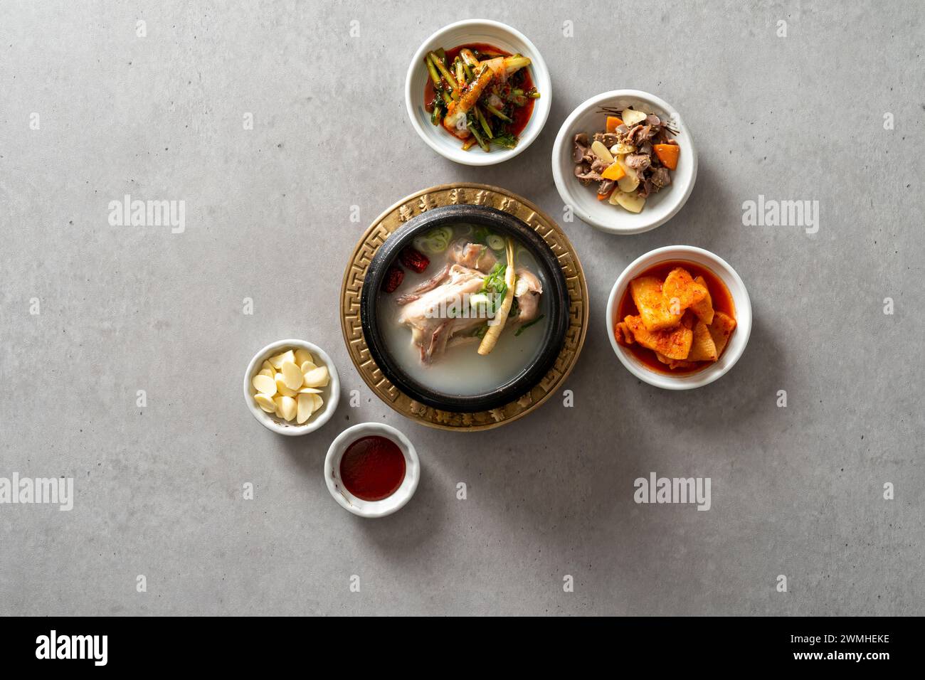 Samgyetang, lacquer samgyetang, Korea, food, abalone porridge ...