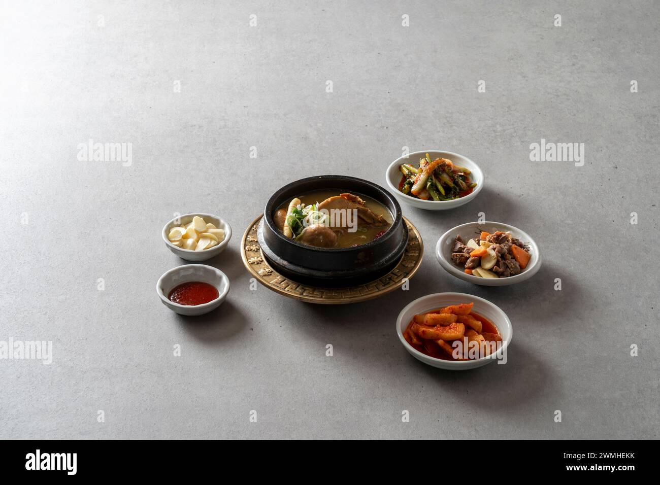Samgyetang, lacquer samgyetang, Korea, food, abalone porridge ...