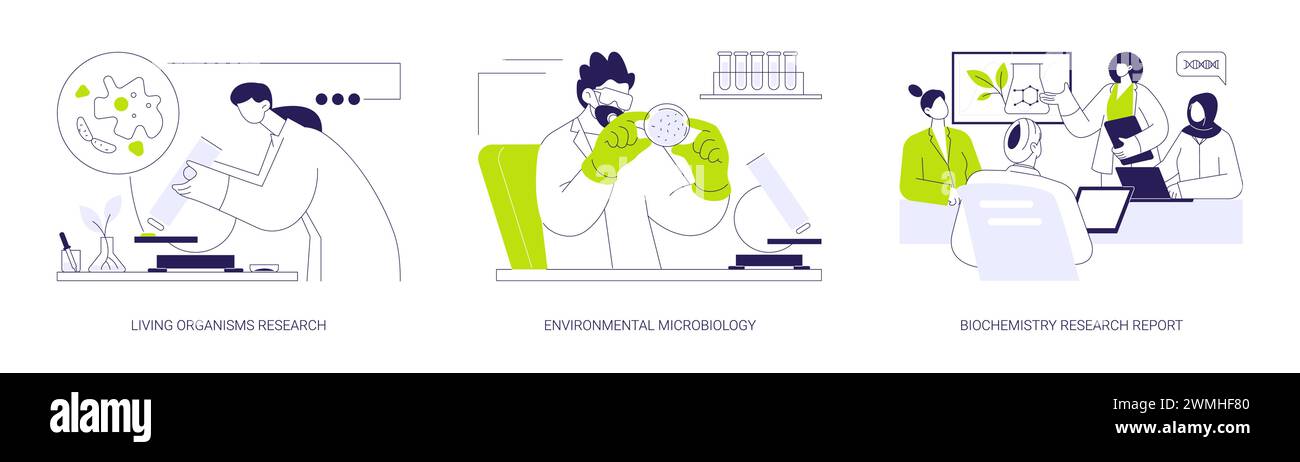 Environmental science abstract concept vector illustrations Stock ...