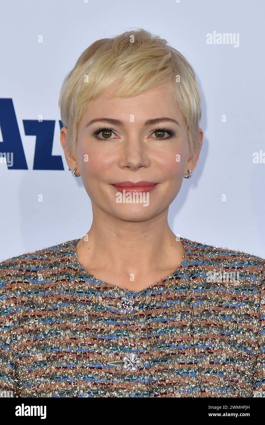 Michelle Williams attends the 2024 Film Independent Spirit Awards on ...