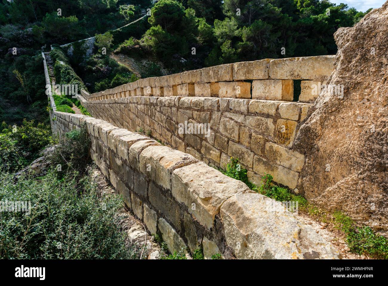 Victoria lines malta walk hi-res stock photography and images - Alamy