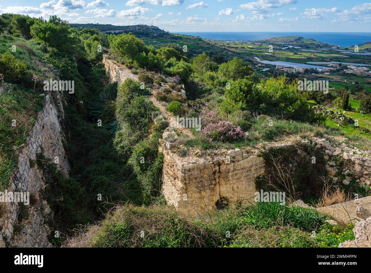Victoria lines malta walk hi-res stock photography and images - Alamy