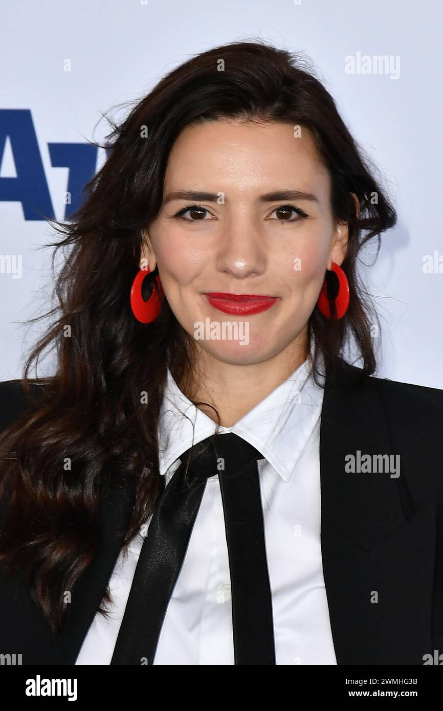 Lila Aviles attends the 2024 Film Independent Spirit Awards on February ...