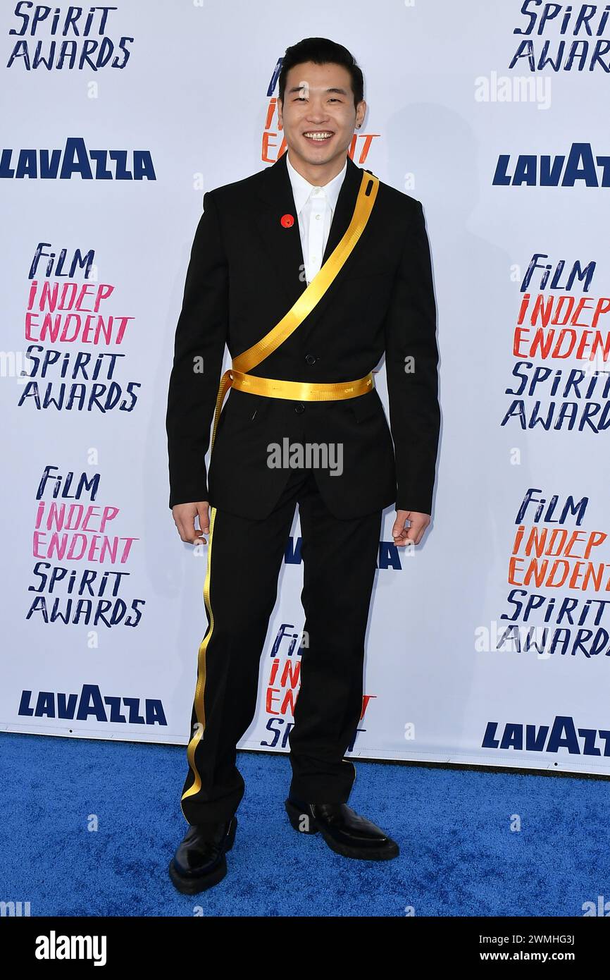 Joel Kim Booster attends the 2024 Film Independent Spirit Awards on ...