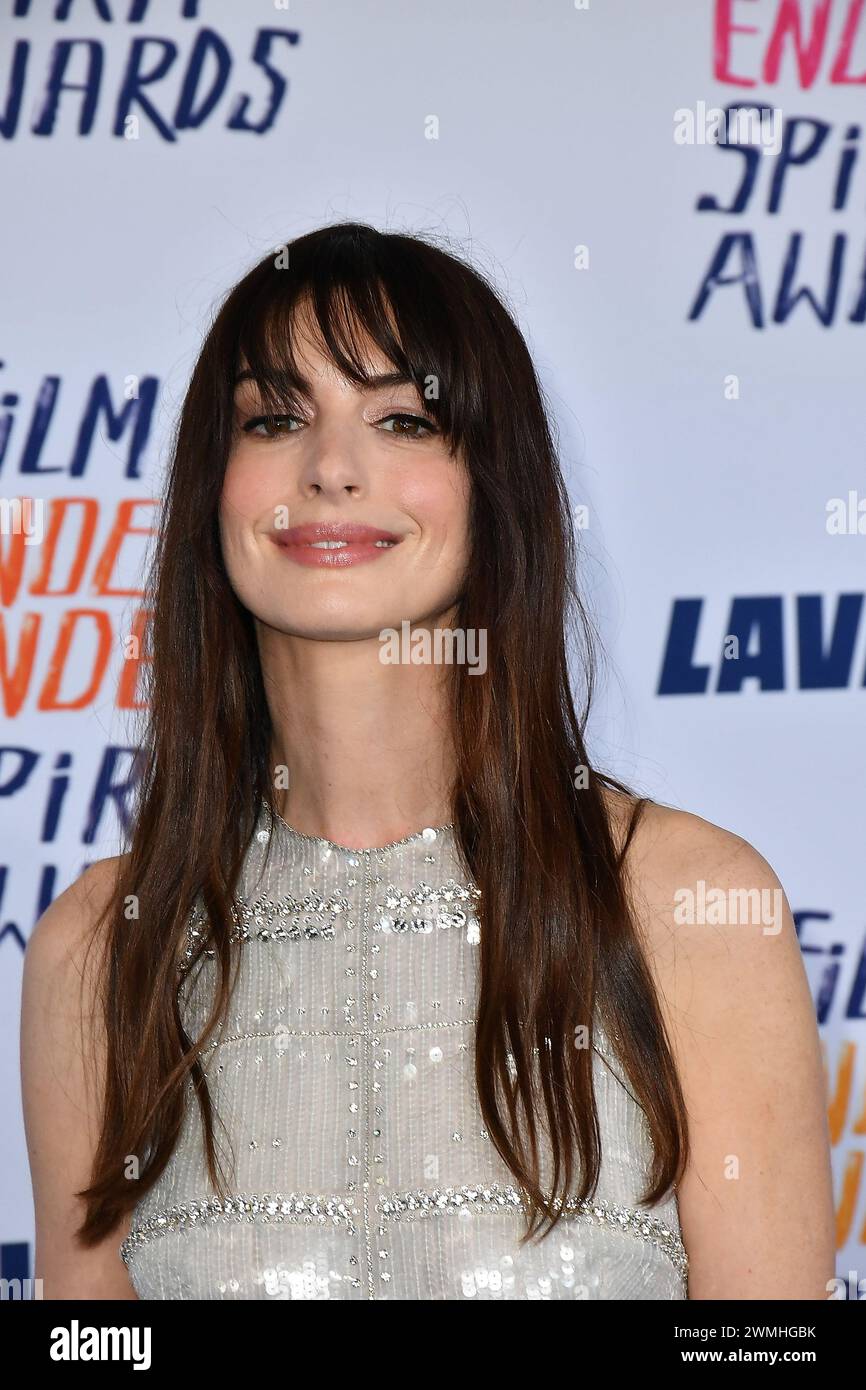 Santa Monica, USA. 26th Feb, 2024. Anne Hathaway attends the 2024 Film ...