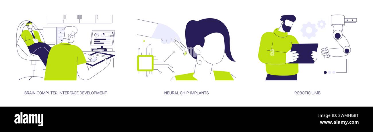 Scientific innovation abstract concept vector illustrations Stock ...