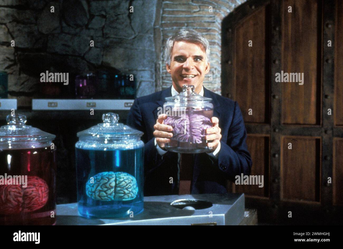 The Man With Two Brains Steve Martin Stock Photo - Alamy