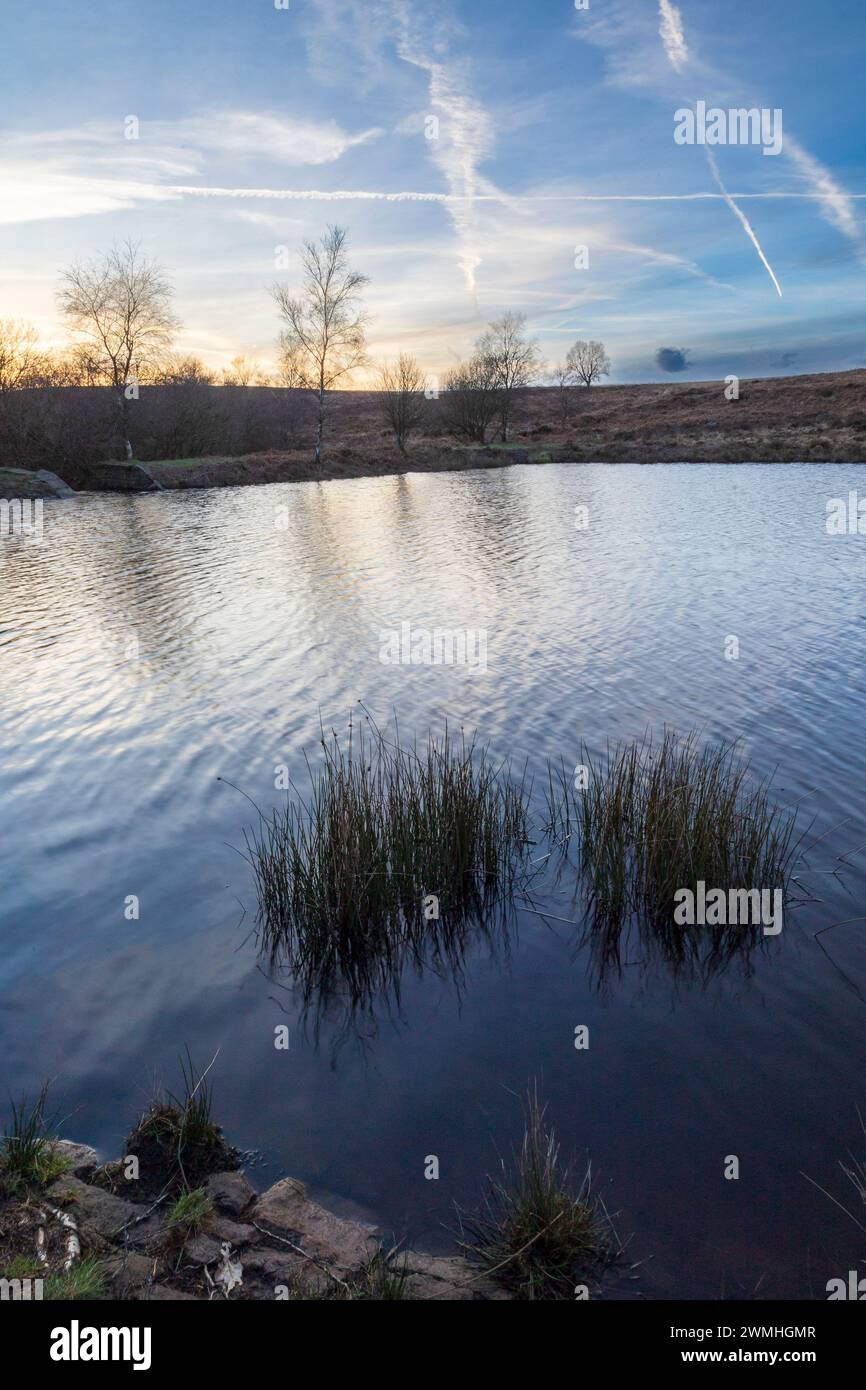 Little Barbrook Reservoir is in the Peak District National Park ...