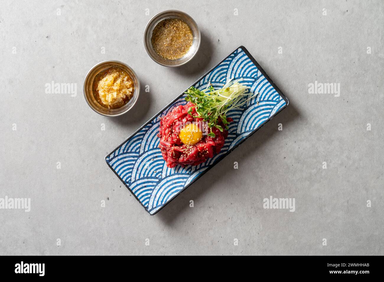 Beef sashimi, yukhoe, korean food, food, beef, sashimi, yukhoe ...