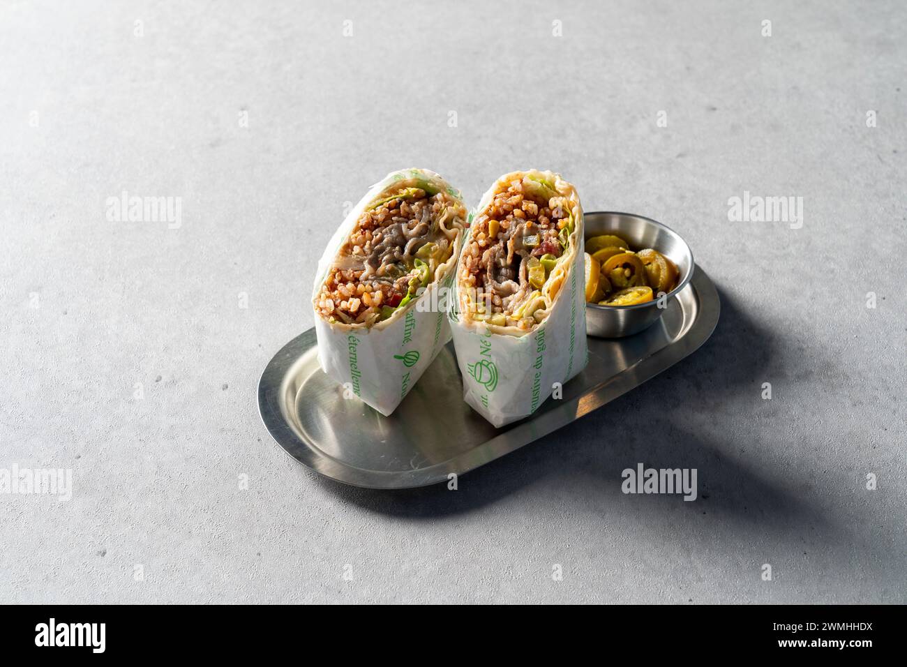Beef pork belly, burrito, cheese, nachos, old whole chicken, fried ...