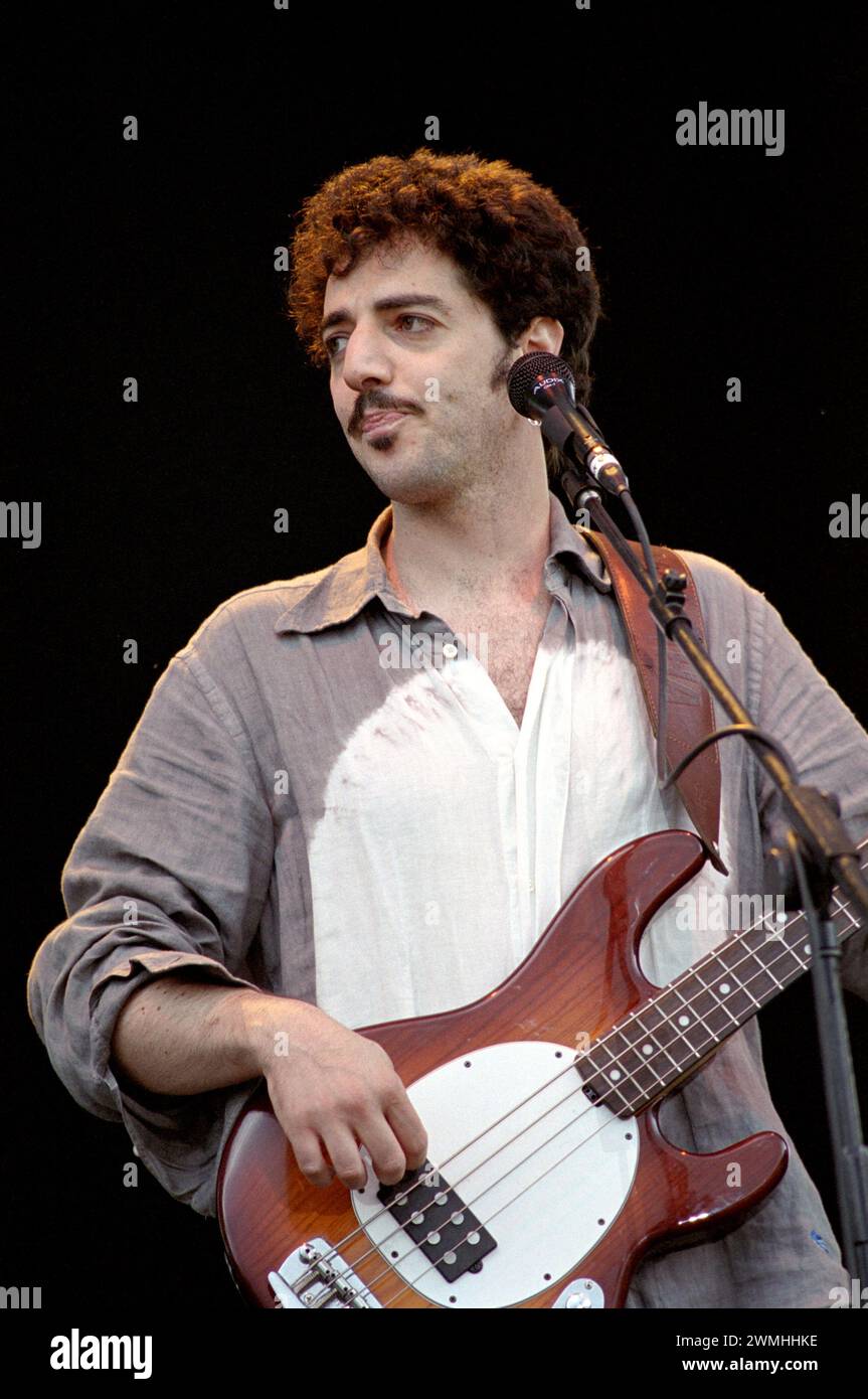 Imola Italy 18/06/1999: Max Gazzè, Italian singer, during the live ...