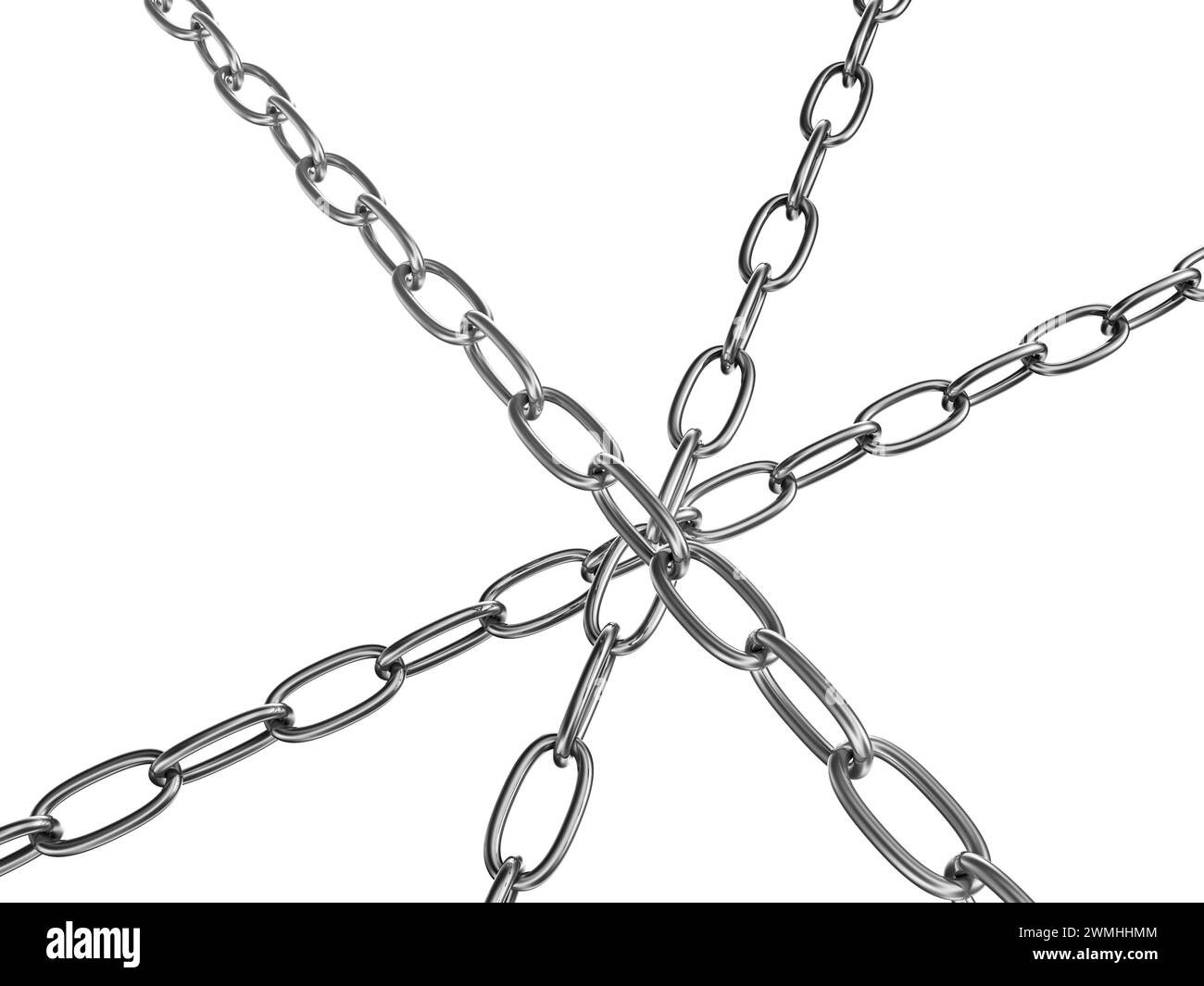 Silver chains Black and White Stock Photos & Images - Alamy