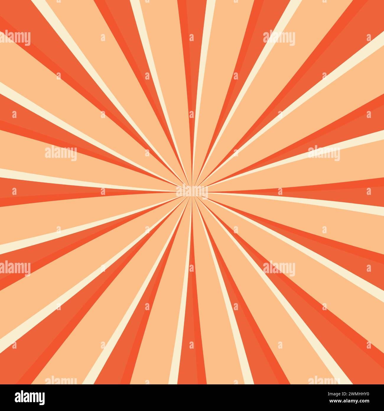 Abstract and concept retro background with sun ray. Summer vector ...