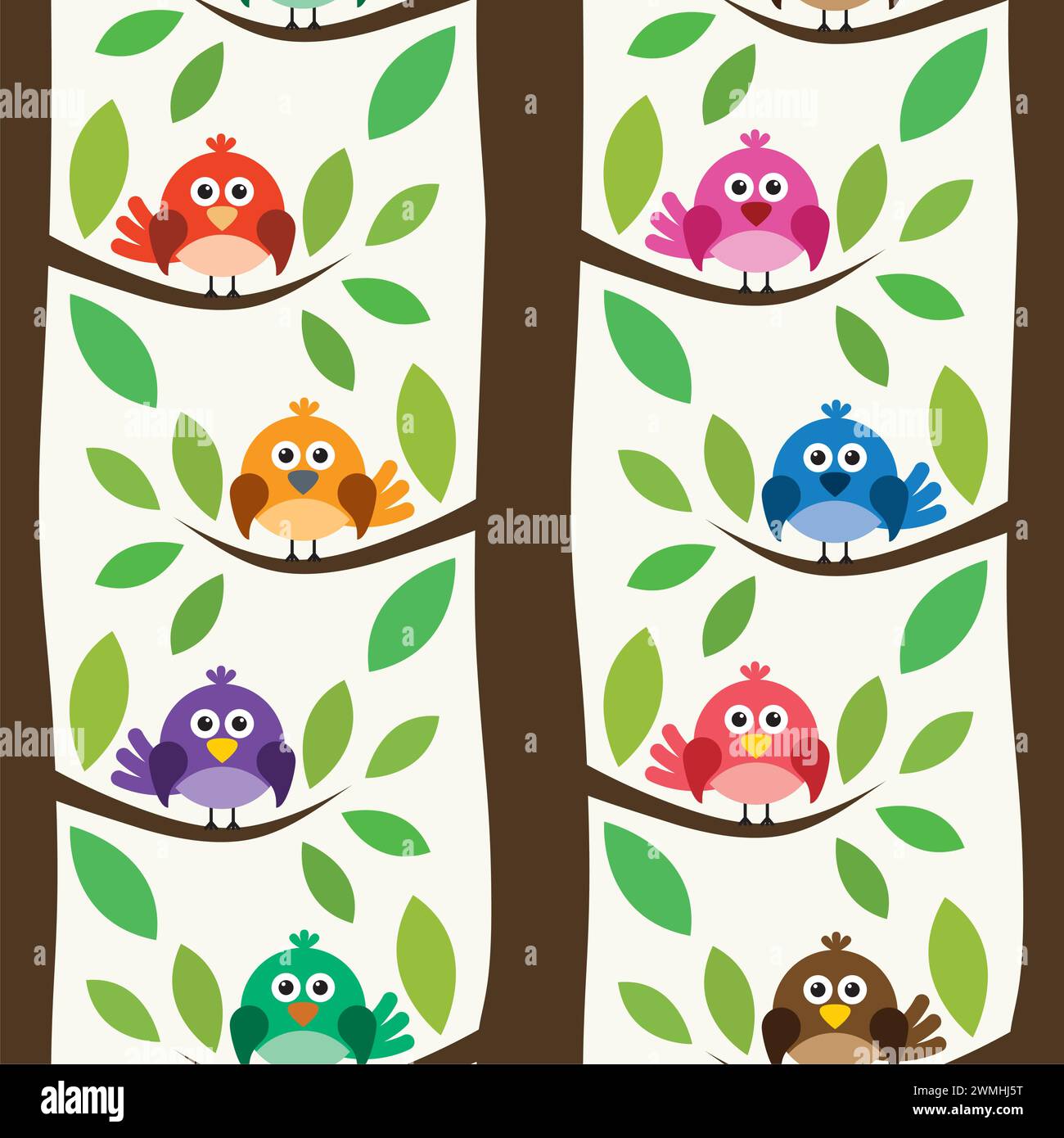 Tree sparrow garden Stock Vector Images - Alamy