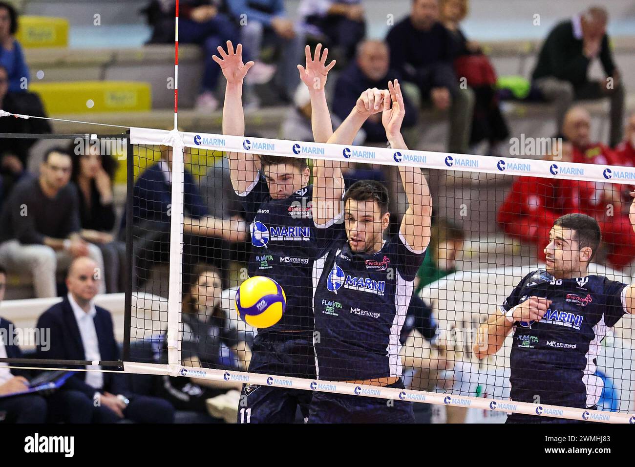 Latina, Italy. 25th Feb, 2024. Alexandre Theo Faure (Cisterna Volley ...