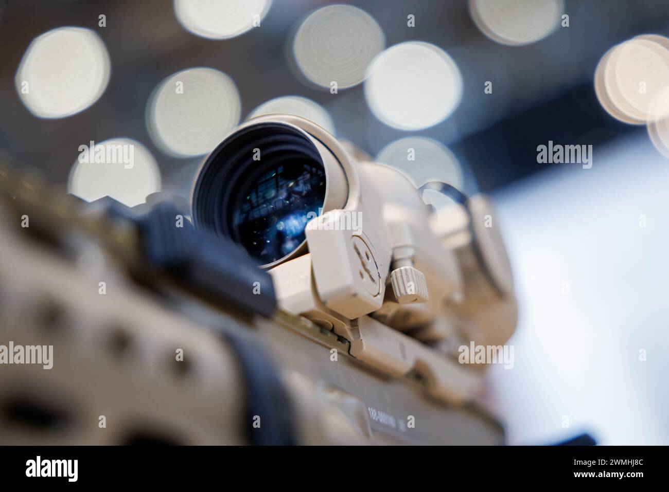 Nuremberg, Germany. 26th Feb, 2024. The G95 KA1 assault rifle (caliber ...