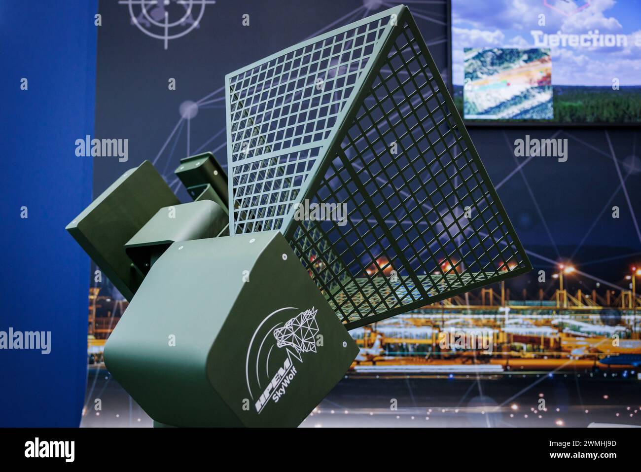 Nuremberg, Germany. 26th Feb, 2024. The non-kinetic drone defense ...