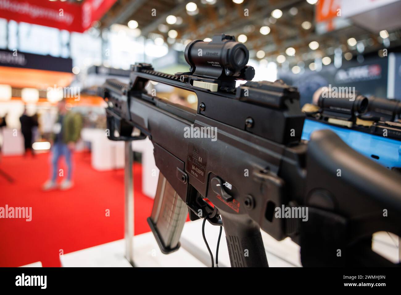 Nuremberg, Germany. 26th Feb, 2024. The G36 KA assault rifle (caliber 5 ...